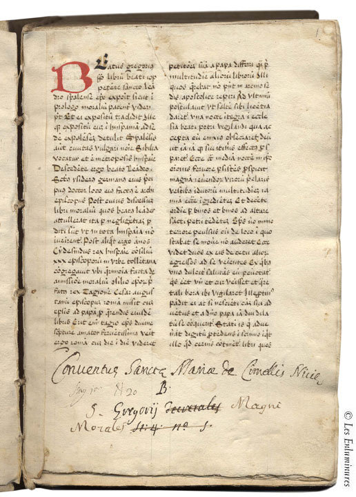Gregorius Medieval Manuscripts Magnus : Medieval Text Manuscripts