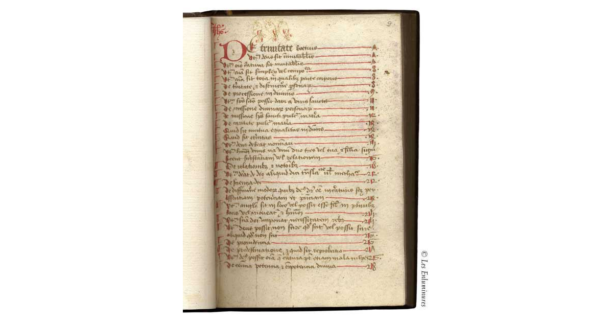 Lombardus Illuminated Manuscript Augustine : Medieval Text Manuscripts