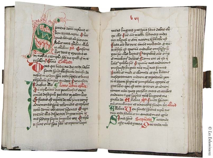 Missal Illuminated Rare Manuscripts : Medieval Text Manuscripts