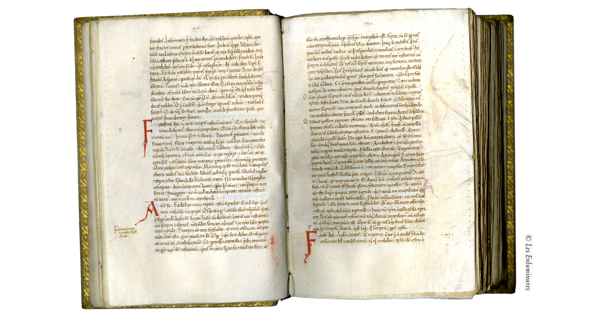 Augustine Illuminated Manuscripts Faustum : Medieval Text Manuscripts