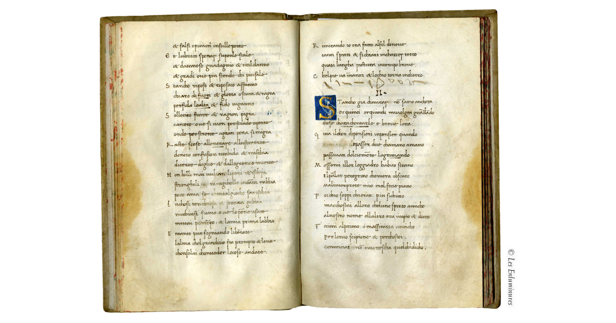 Petrarch Renaissance Manuscripts Triumphs : Medieval Text Manuscripts