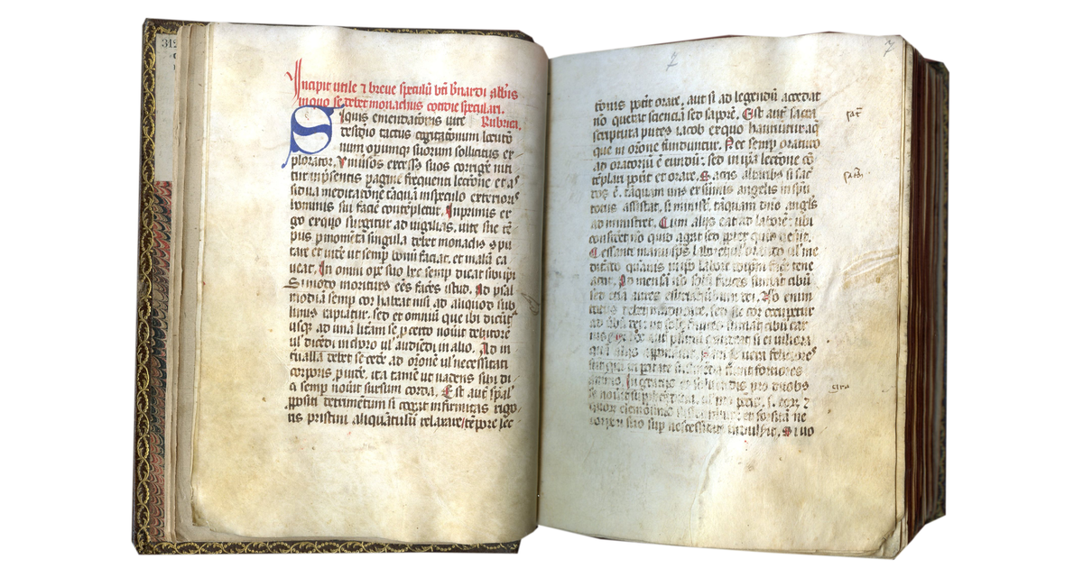 Clairvaux Spanish Medieval Manuscript : Medieval Text Manuscripts