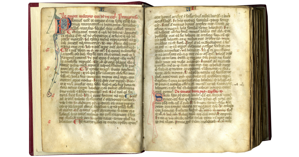 Borbone Pantheon Medieval Manuscript : Medieval Text Manuscripts