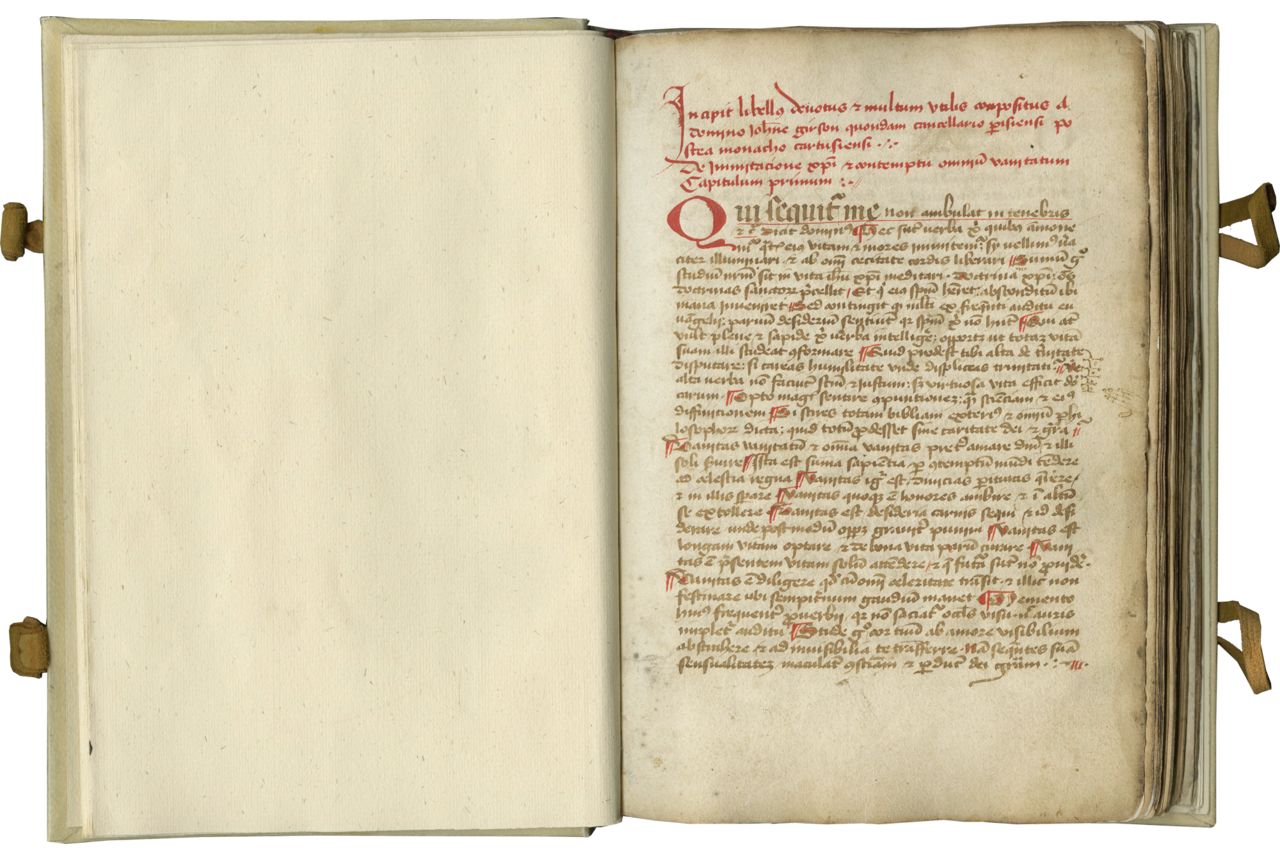 Imitatio Christi : Medieval Text Manuscripts
