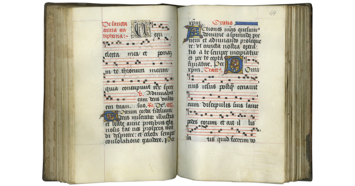 Dominican Processional : Medieval Text Manuscripts