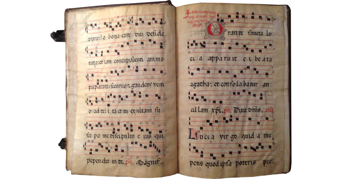 Antiphonal Choir Book : Medieval Text Manuscripts