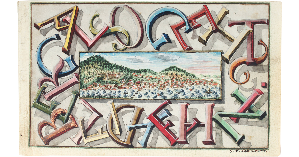 Album Amicorum of Johann Heinrich Hahn : Medieval Text Manuscripts