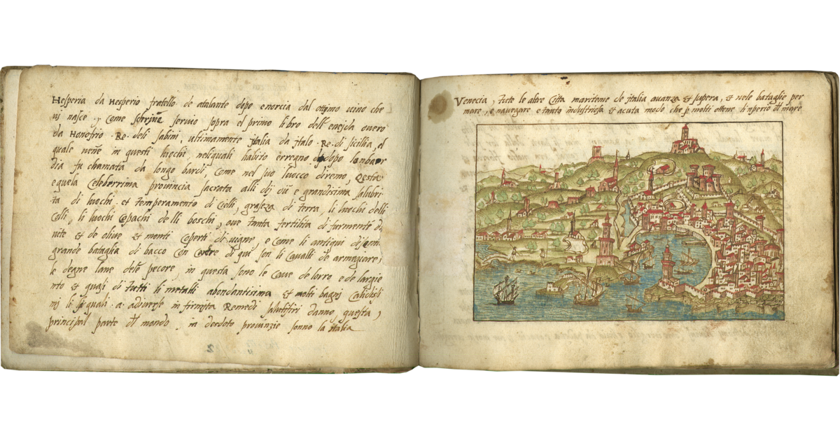 The Length and Breadth of Italy : Medieval Text Manuscripts