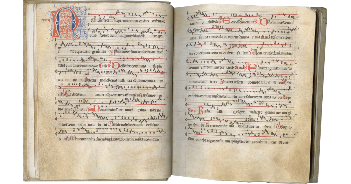 Antiphonal monastic use : Medieval Text Manuscripts