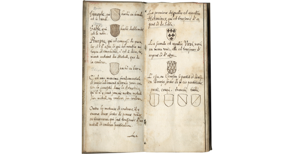 Introduction to Heraldry : Medieval Text Manuscripts
