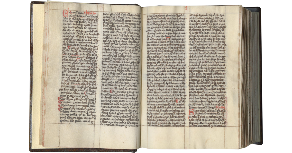 Franciscan Sermones de sanctis : Medieval Text Manuscripts