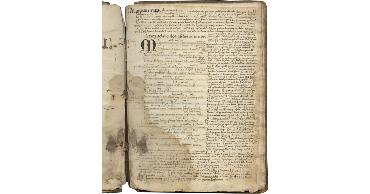 Statius Achilleid : Medieval Text Manuscripts