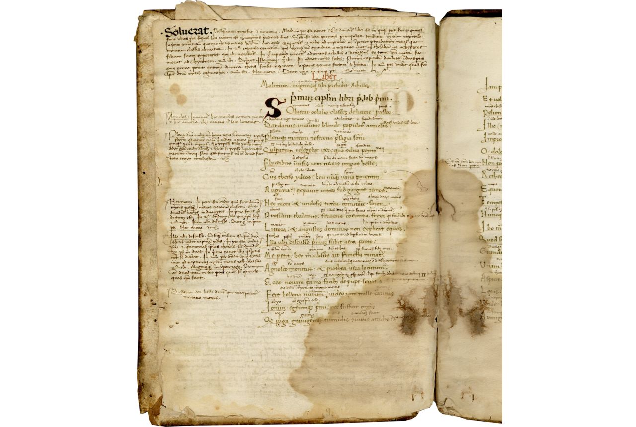 Statius Achilleid : Medieval Text Manuscripts