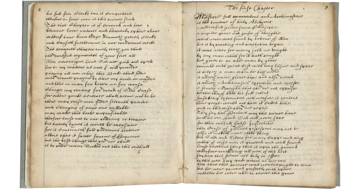 Thomas Norton The Ordinal of Alchemy : Medieval Text Manuscripts