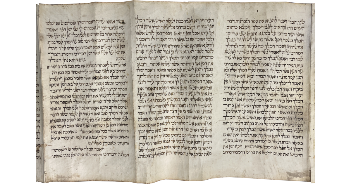 Book of Esther : Medieval Text Manuscripts