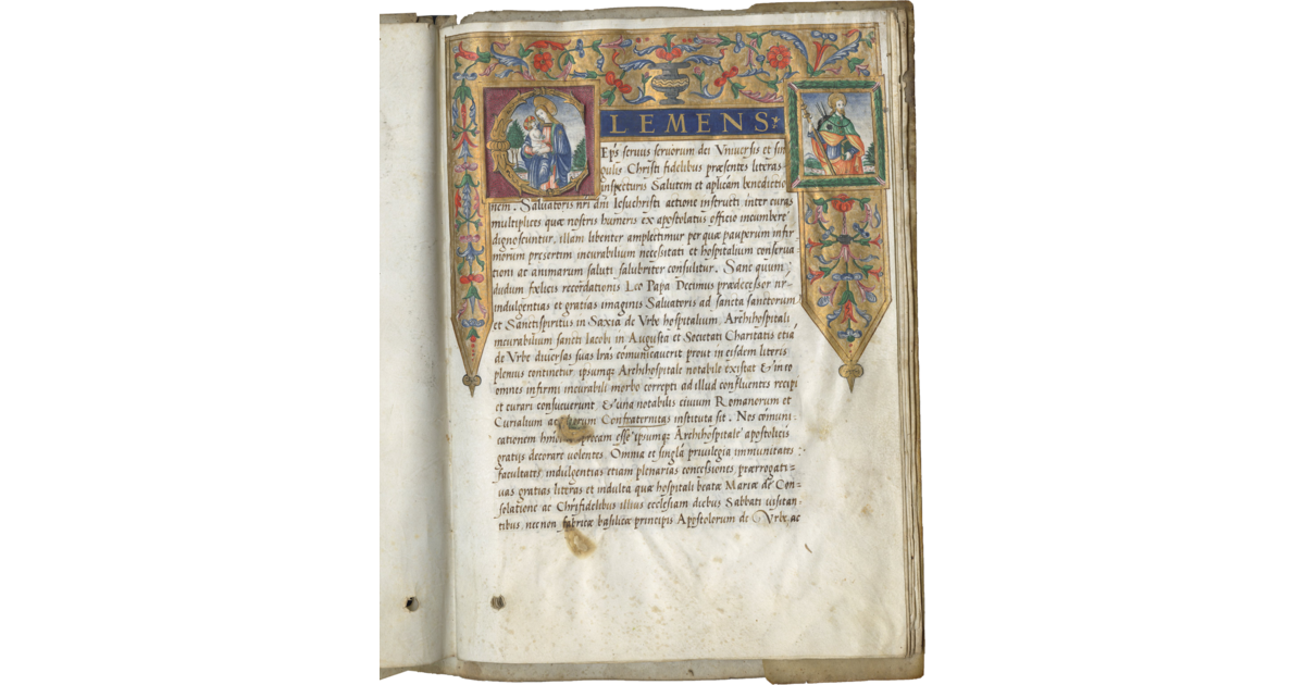 Papal Letters of Indulgence : Medieval Text Manuscripts