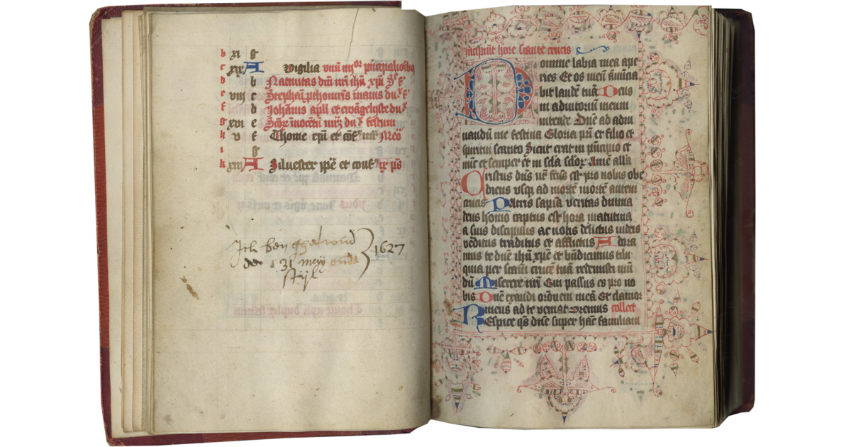 Marienborn Convent Book of Hours : Medieval Text Manuscripts