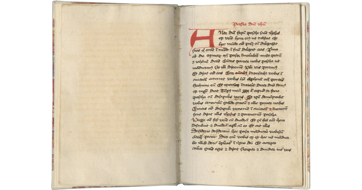 Latin Vulgate Gospel Harmony : Medieval Text Manuscripts